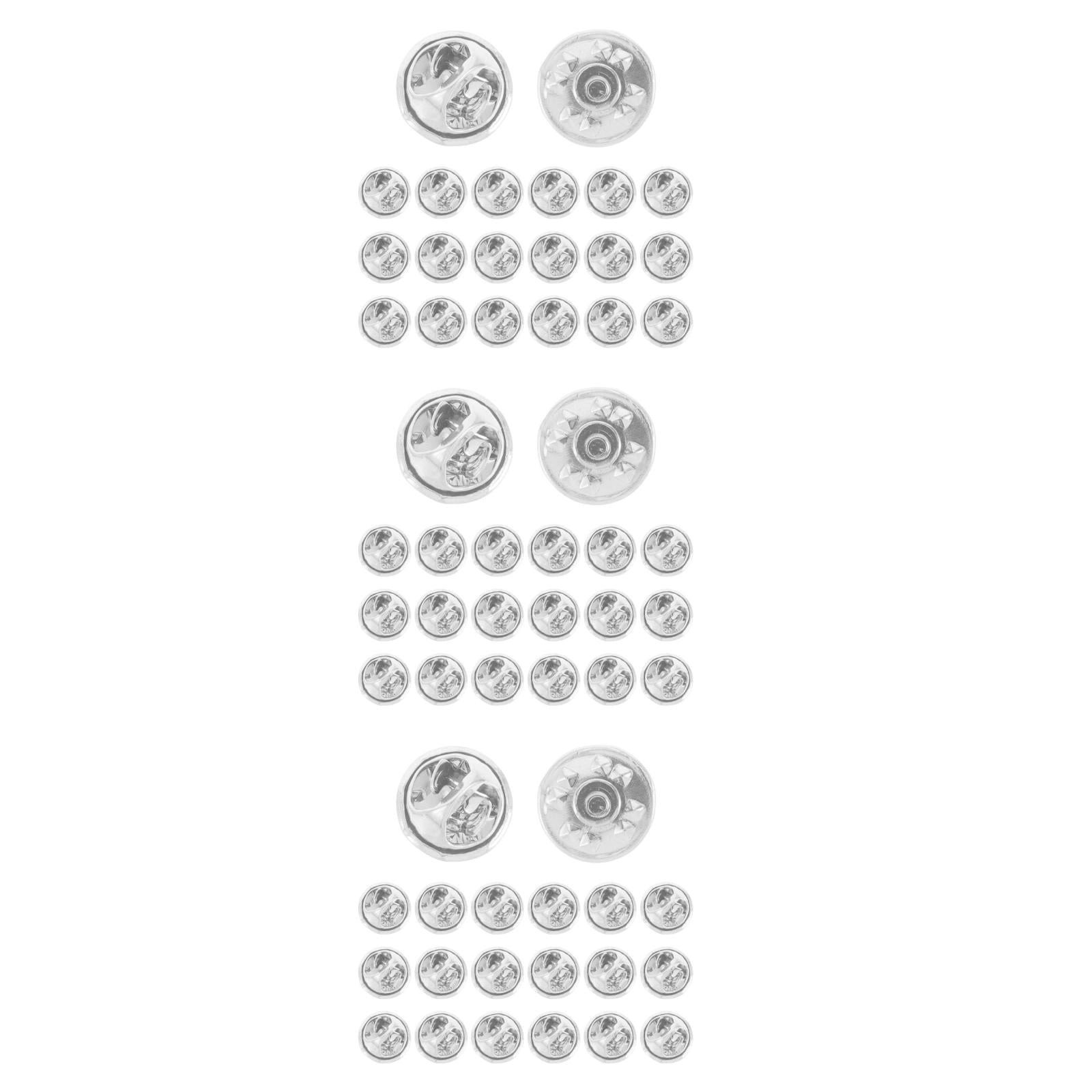 MLINS 90 Sets Of Metal Pin Backs Butterfly Clutch For Diy Craft Making ...