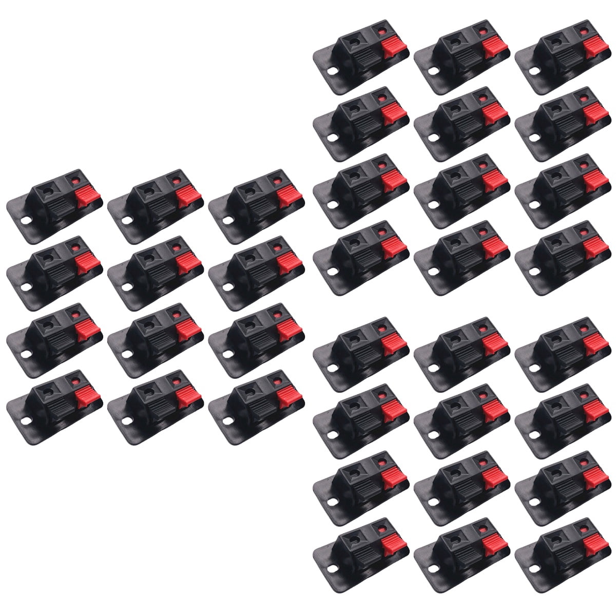 MLINS 90 pcs 2 Position Speaker Box Terminal Speaker Box Connector ...