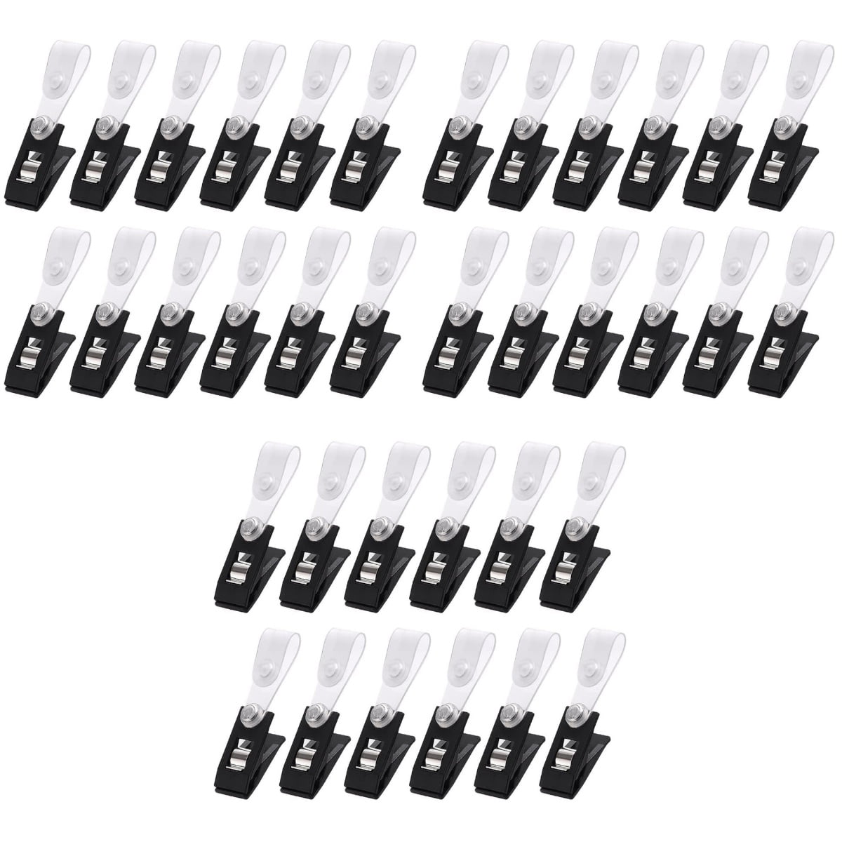 MLINS 90 pcs Anti Wind Flag Clips Lawn Flag Stopper Garden Banner ...