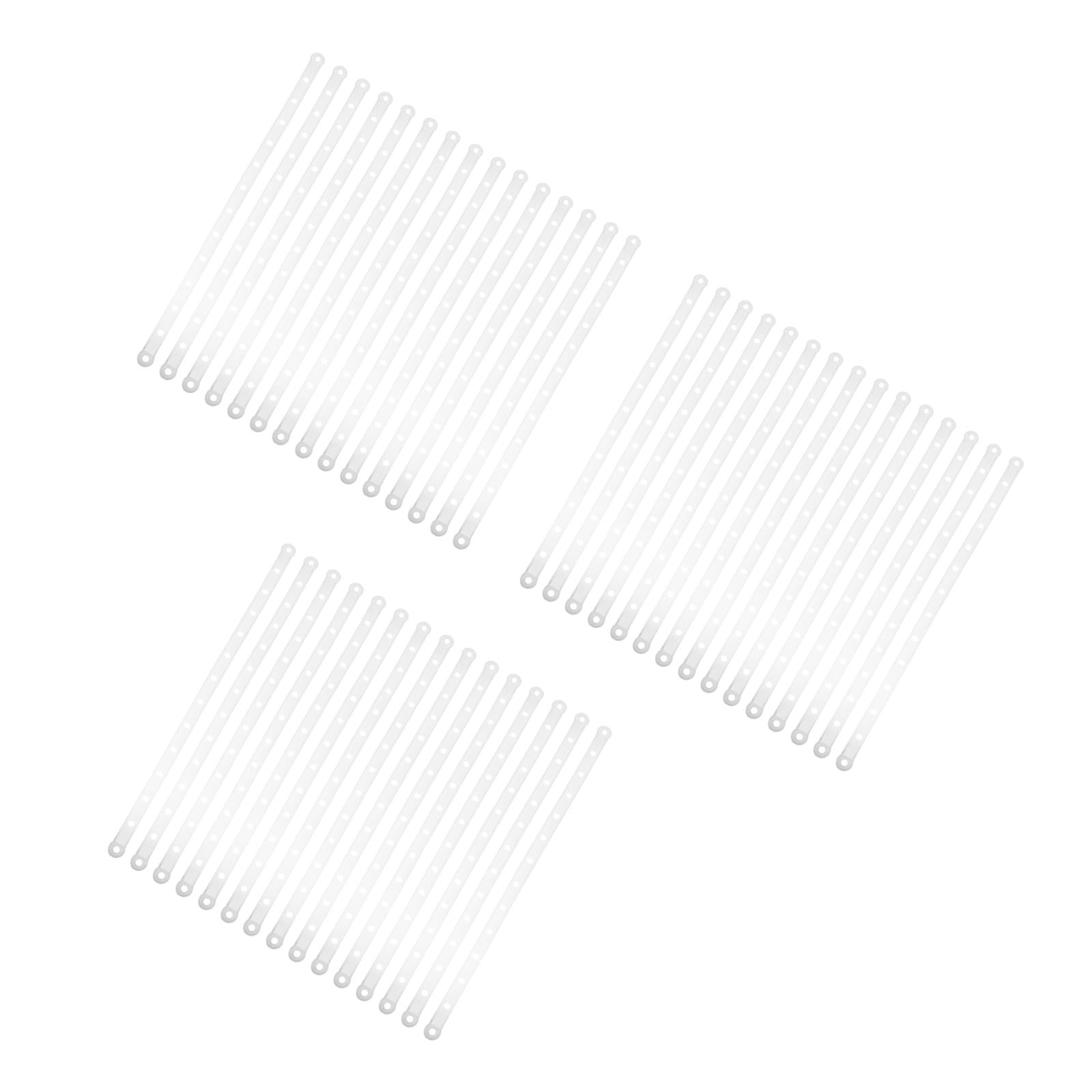 MLINS 90 pcs Plastic Hanger Connector Strips Display Hanger Strips ...