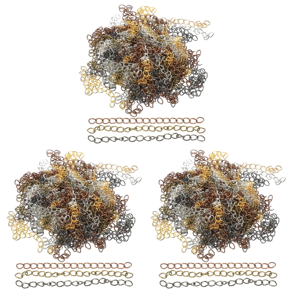 MLINS 900 pcs Necklace Chain Extenders Bracelets Extension Chains ...