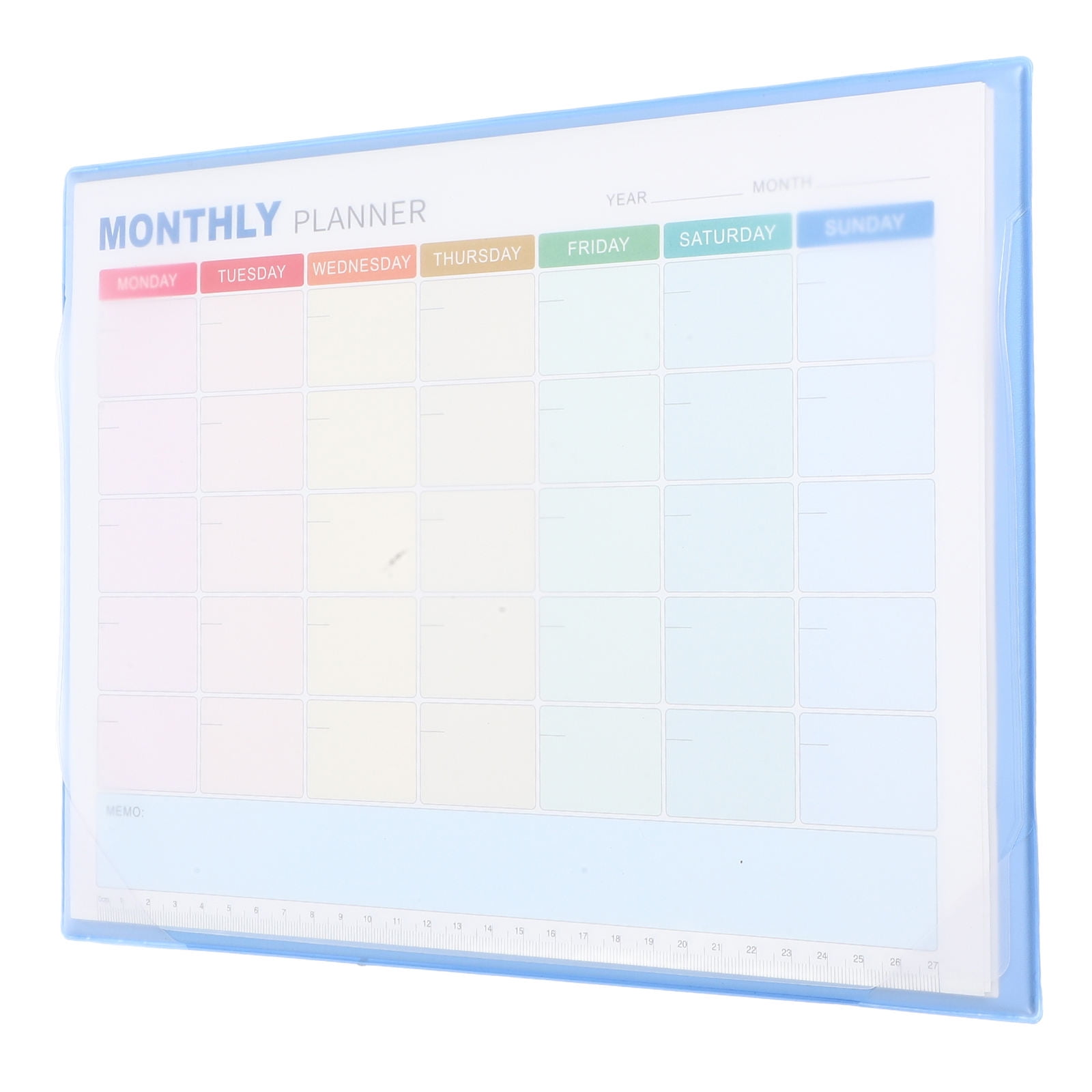MLINS A4 Monthly Planner Blank Calendar Sheets Monthly Calendar Undated ...
