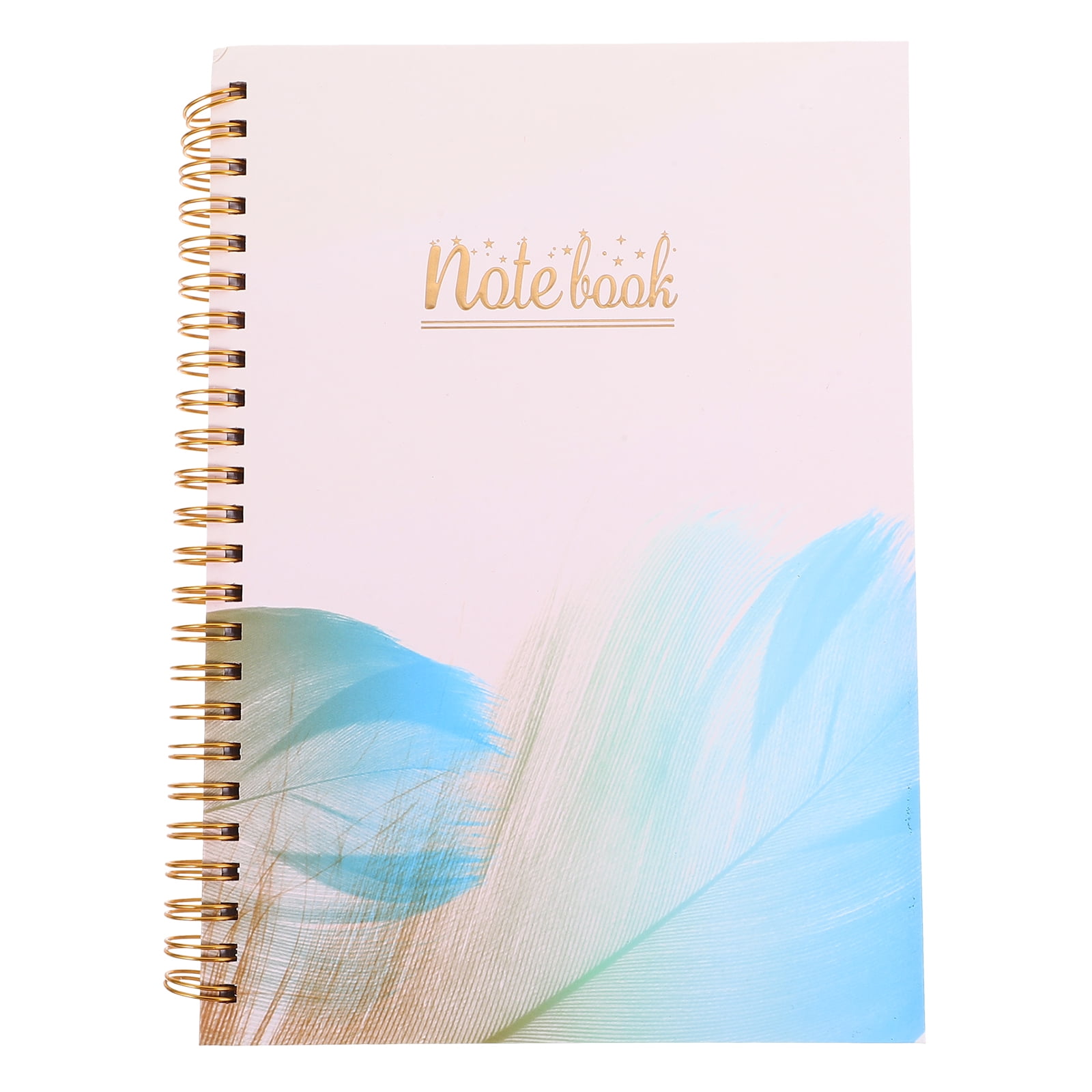MLINS Blue Spiral Planner Notepad for Writing with Paper Material and ...