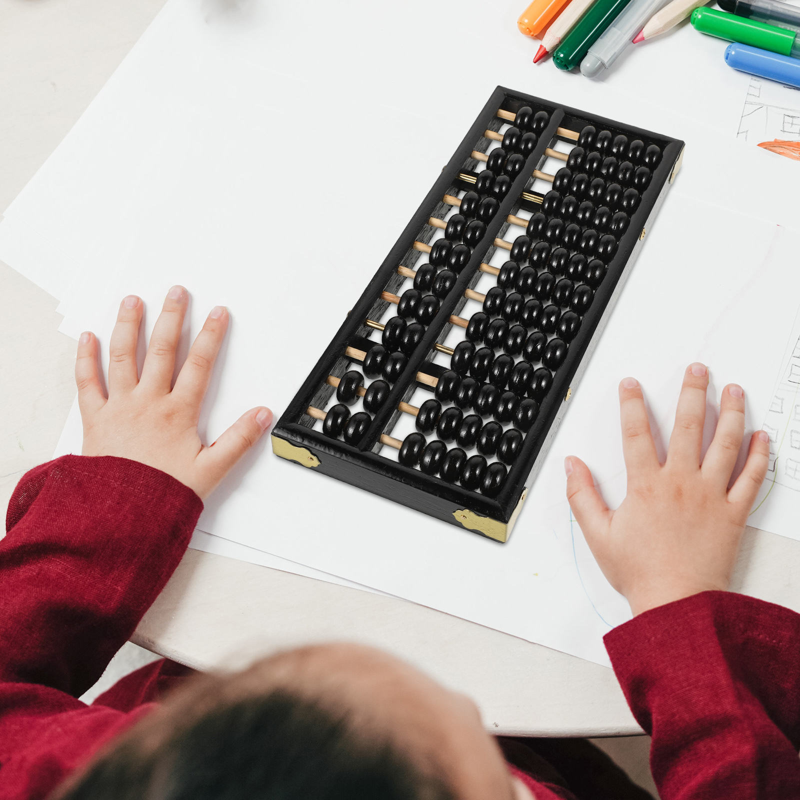 GAXIRE Black Abacus For Children Mental Arithmetic 1Pcs - Walmart.com