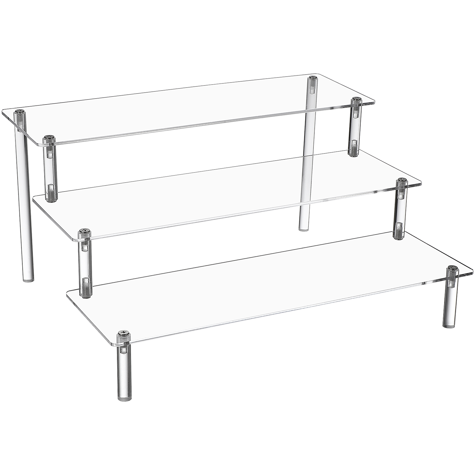 MLINS Acrylic Display Shelf Acrylic Shelf Risers Perfume Organizer ...