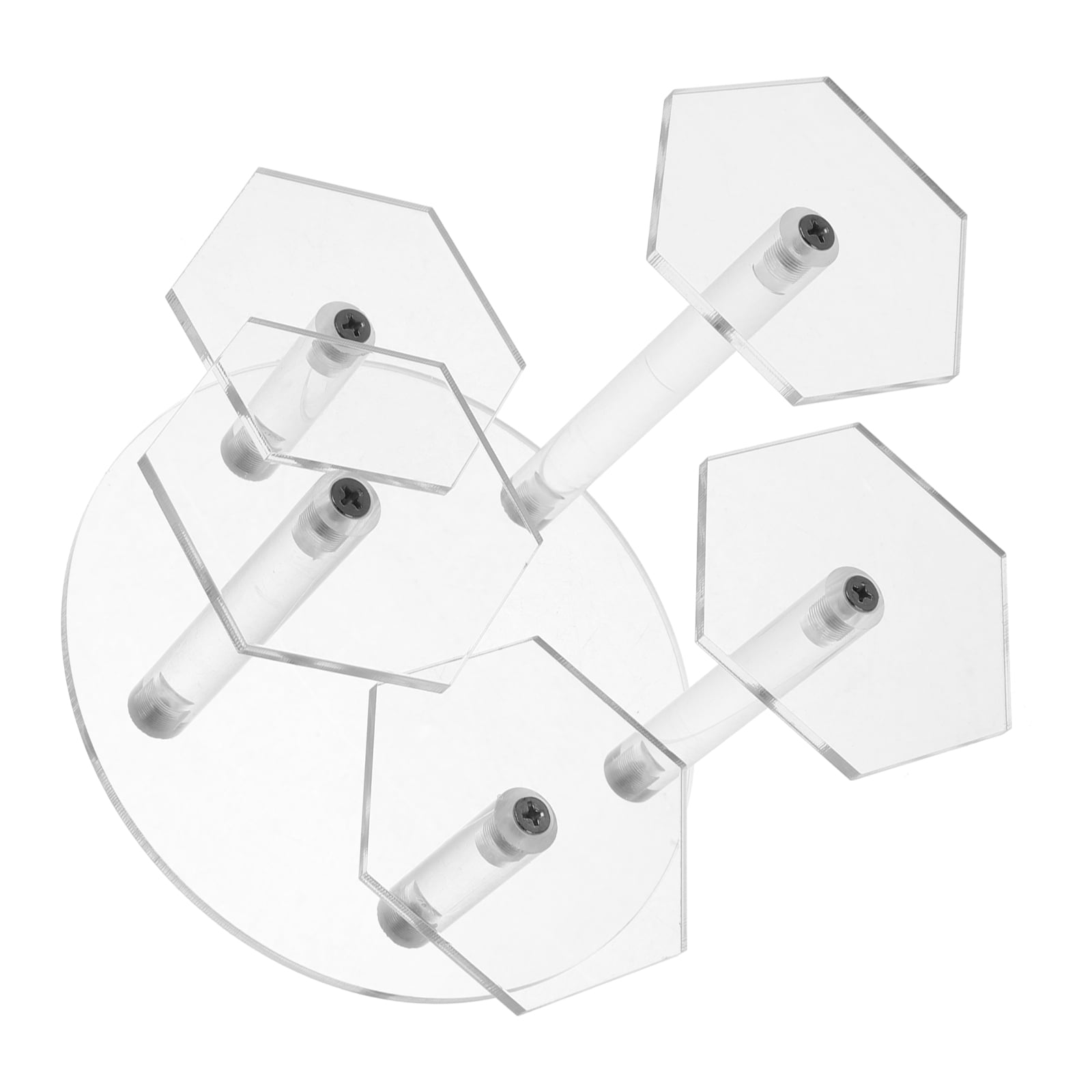 MLINS Acrylic Display Stand for Figures 1 Set Clear Acrylic Riser ...