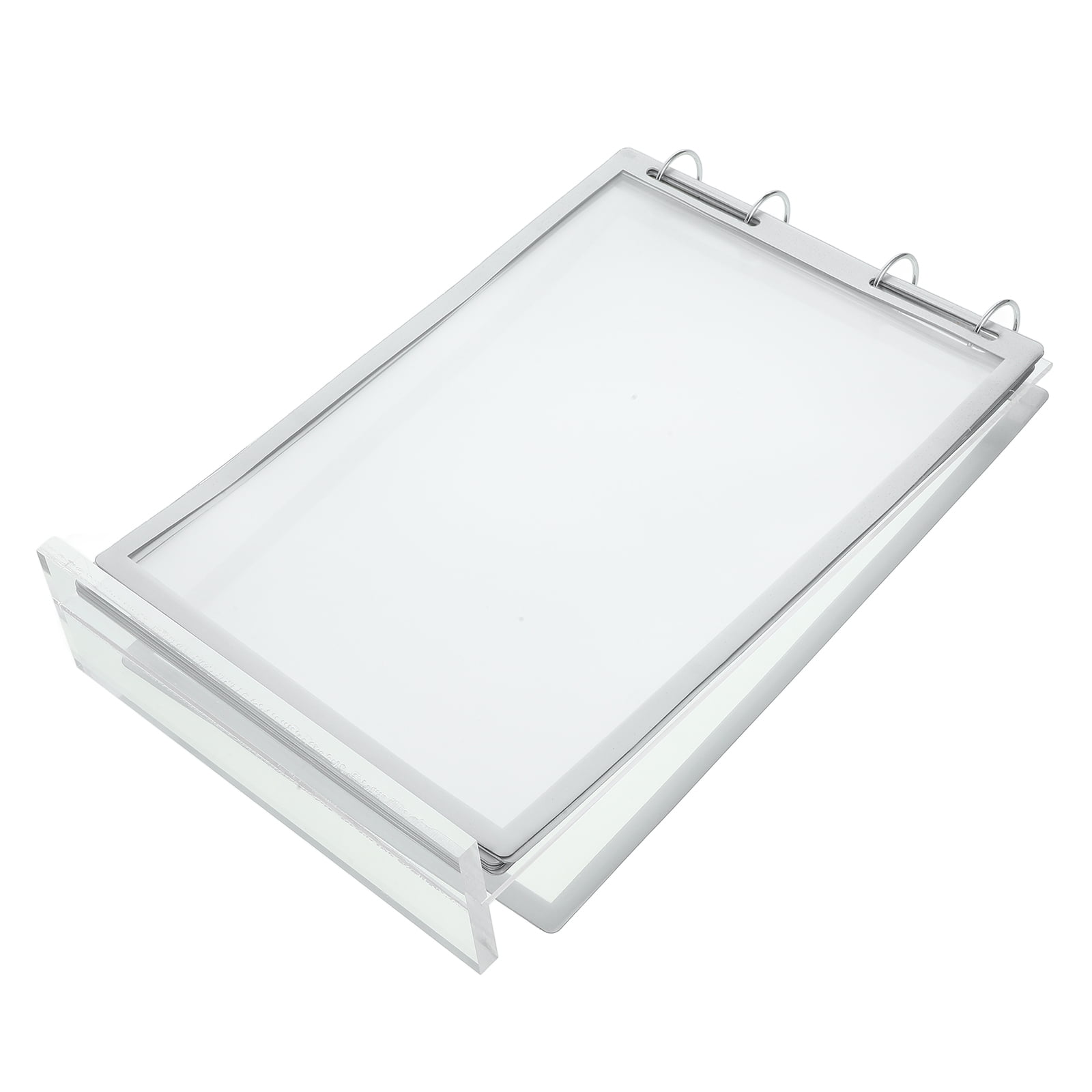 MLINS Acrylic Display Stand for Menus Ads with Sturdy Base and Flip ...