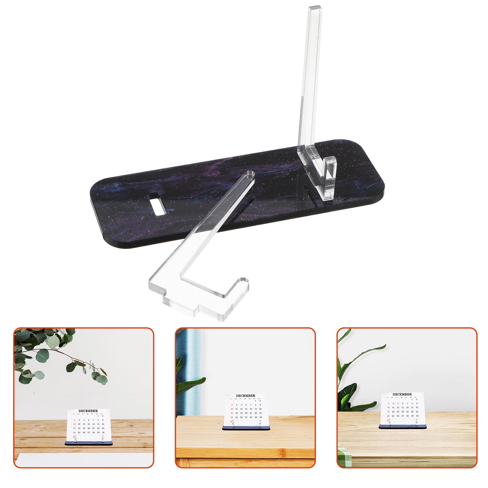 MLINS Acrylic Standing Plate Rack Convenient Picture Holder Versatile ...