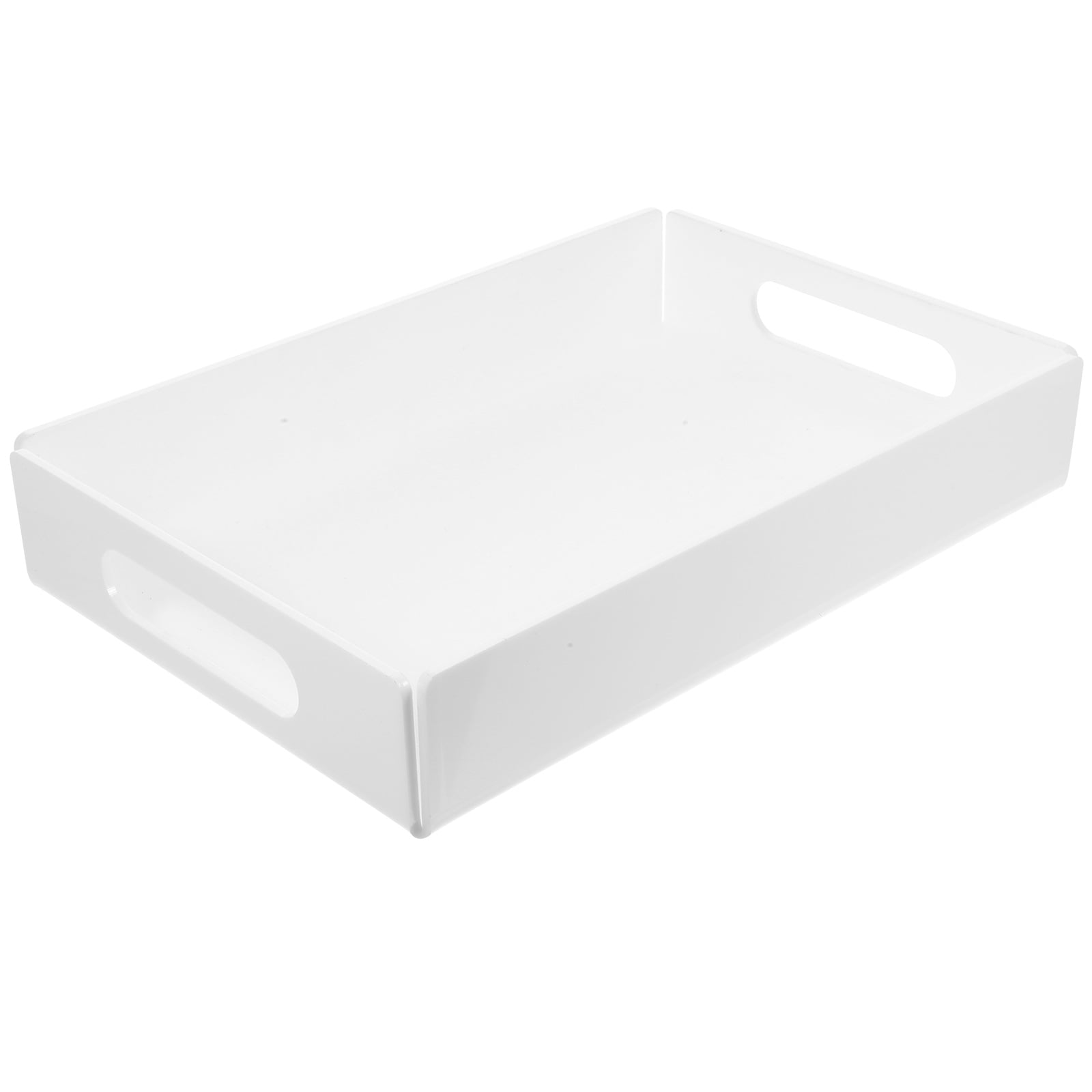 MLINS Acrylic Tray Outdoor Serving Tray with Handles Appetizer Tray ...