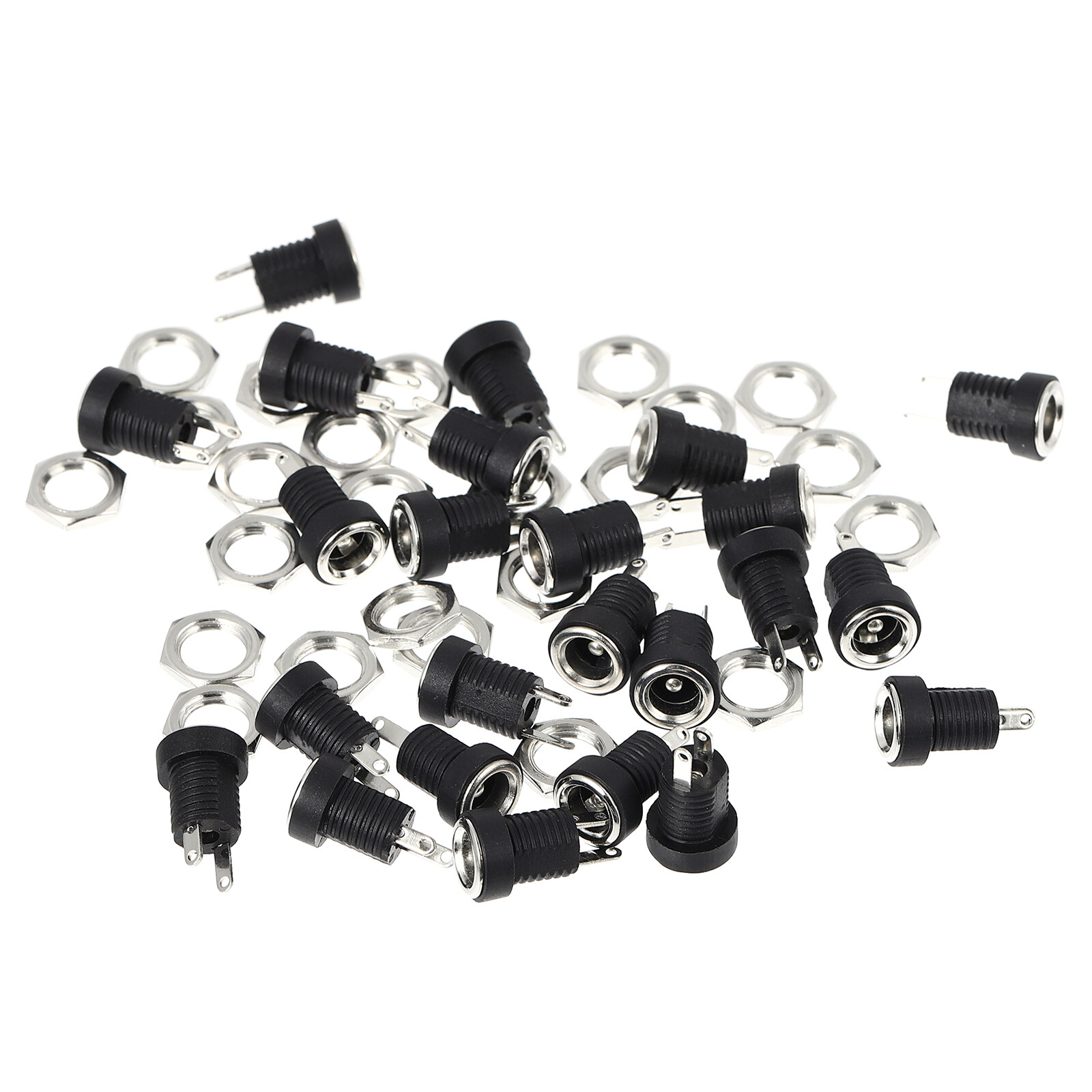 MLINS Adapter Dc Power Socket Female Panel Mount Connector - Walmart.com