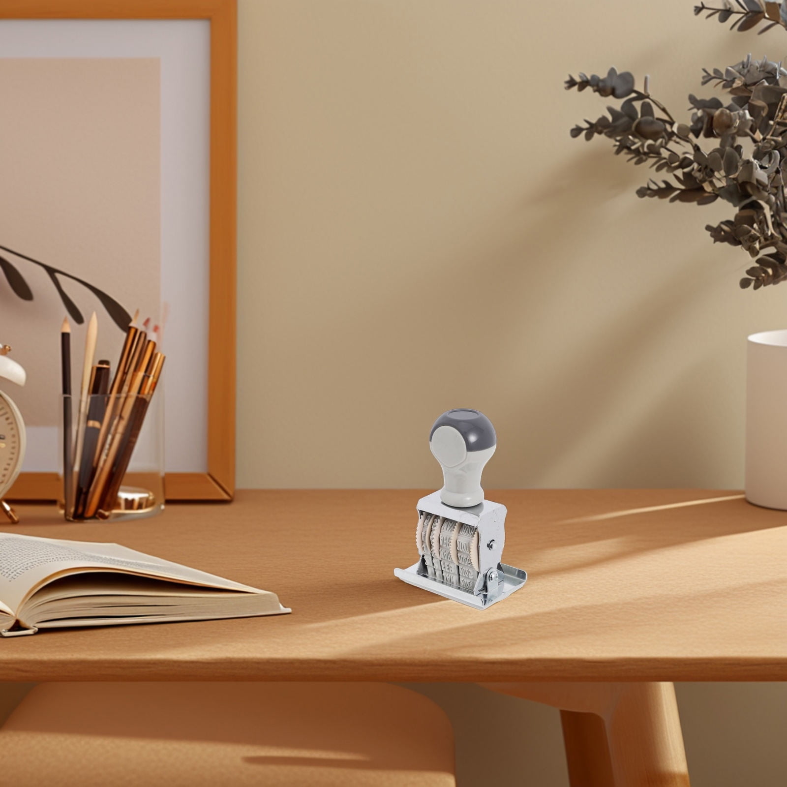 MLINS Adjustable Date Scroll Wheel Stamp for Daily Use Made of Plastic ...