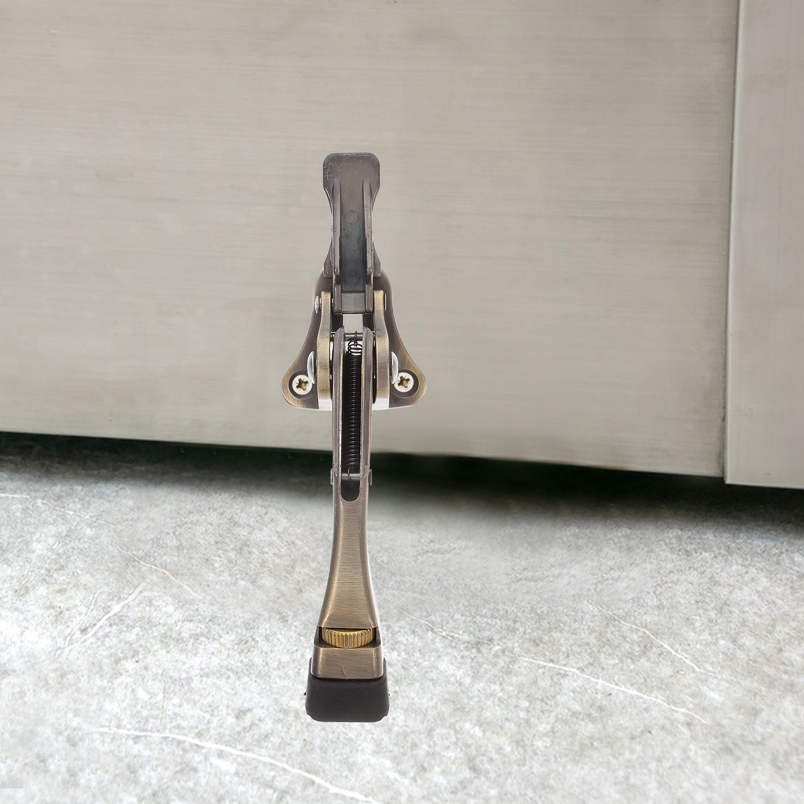 MLINS Adjustable Door Stopper Heavy Duty Kickdown Door Holder With Non ...