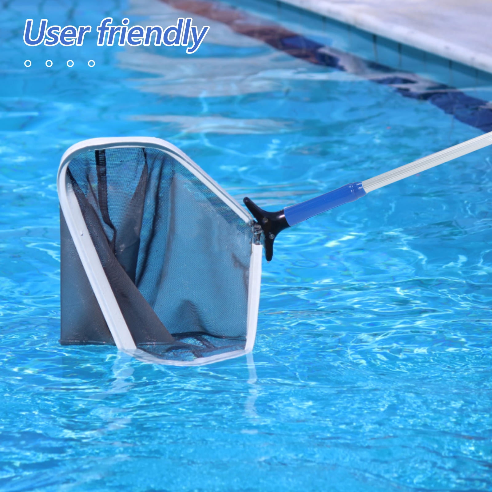 MLINS Adjustable Telescopic Pool Pole For Effortless Pool Cleaning ...
