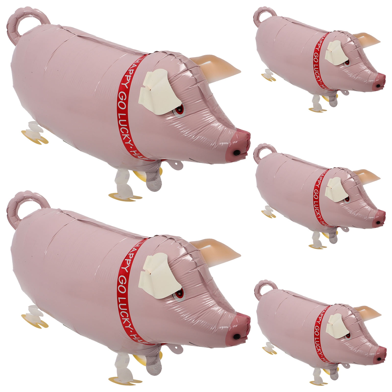 MLINS Adorable Pink Inflatable Pig Balloon Toy for Birthday Party Games ...