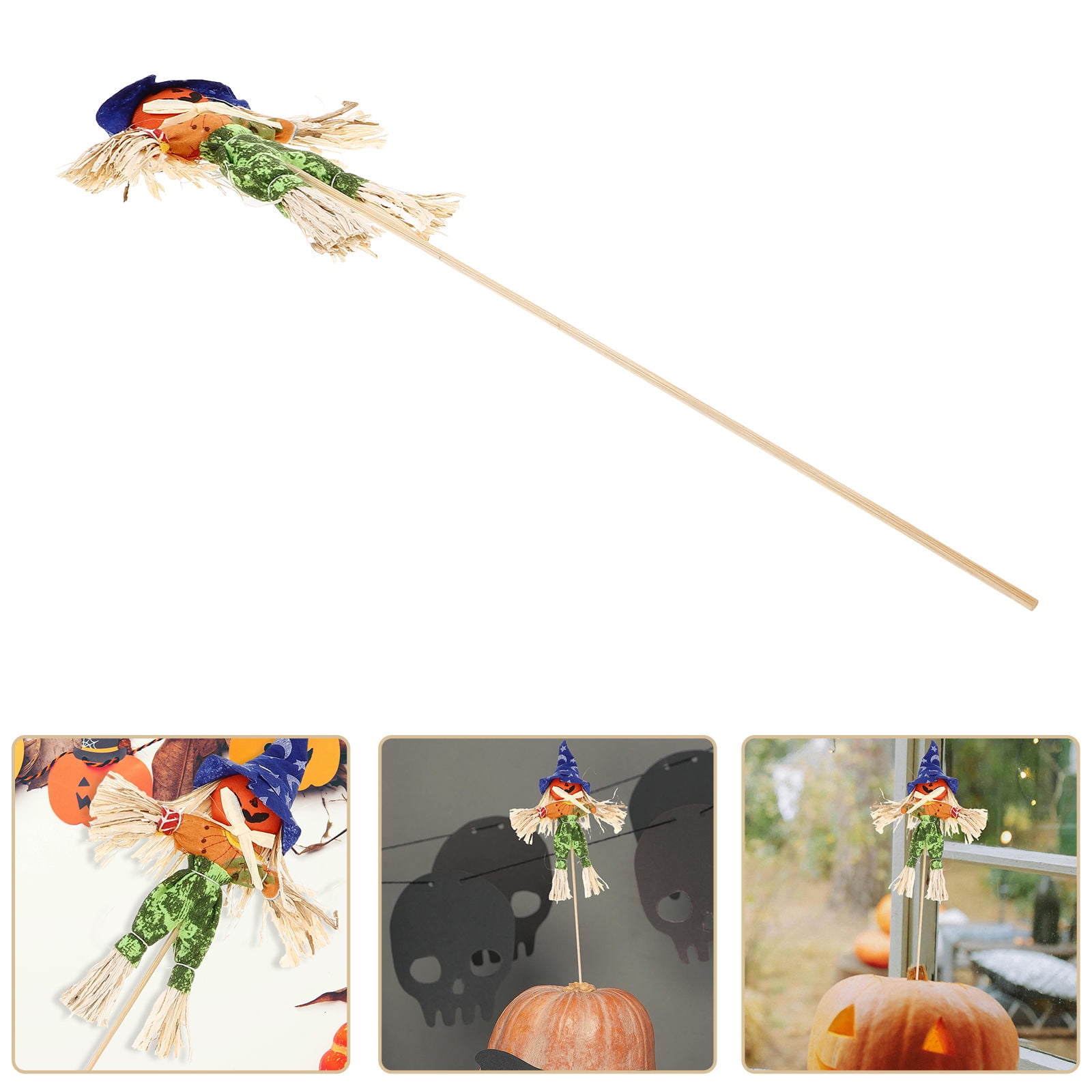 MLINS Adorable Scarecrow Decor with Lifelike Facial Expressions for ...