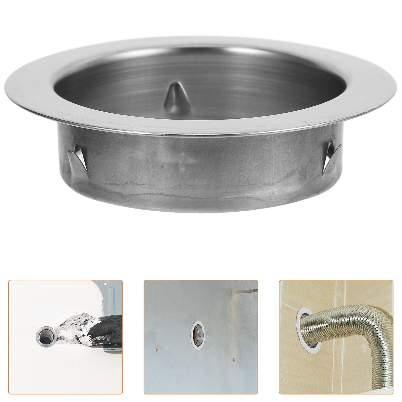 MLINS Air Conditioner Hole Cover Stainless Steel Conditioner Cover Wall ...