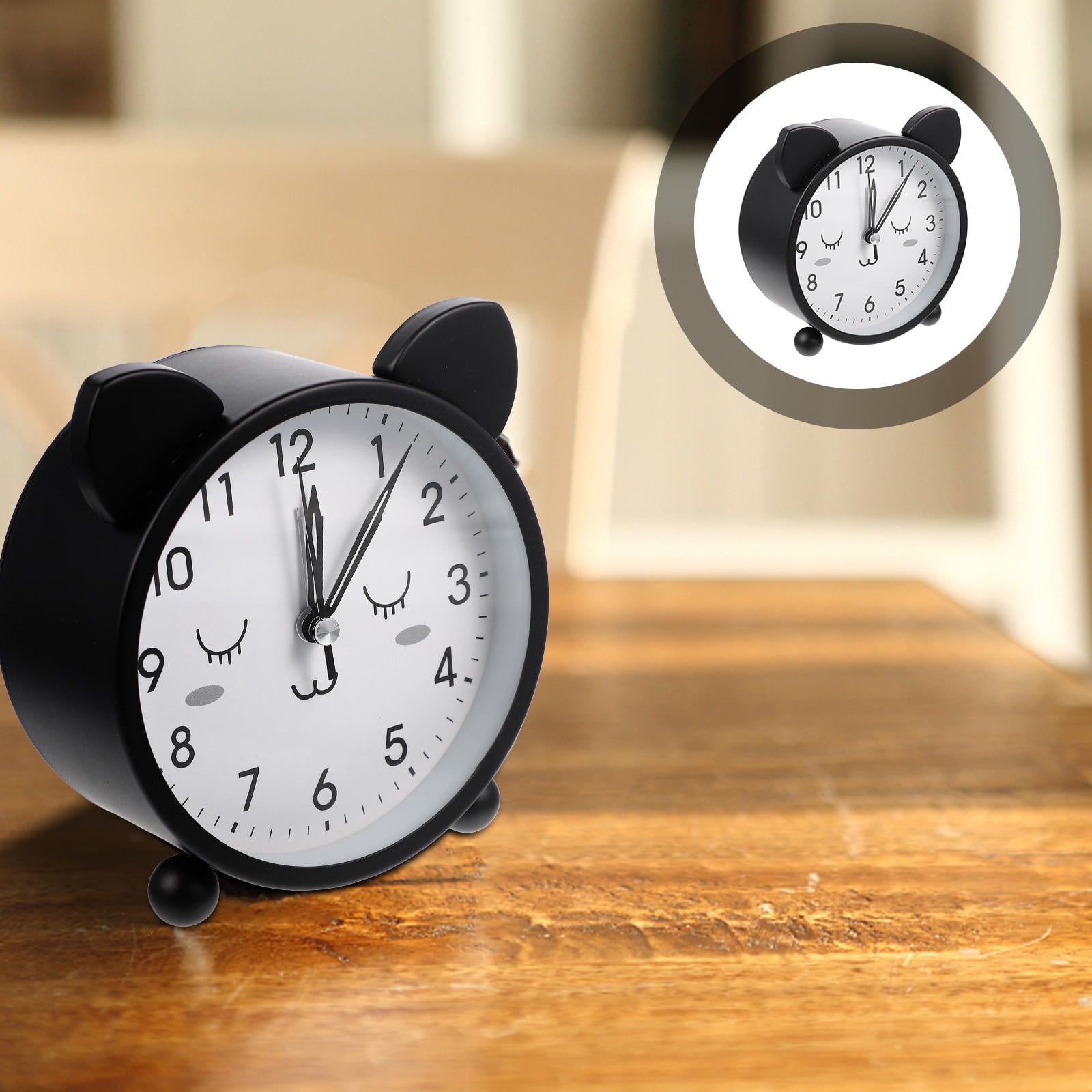 MLINS Alarm Clock Red Display Kids Coffee Shop Decor Bedside Toddler ...