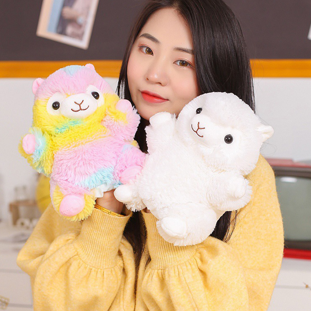 MLINS Alpaca Hand Puppet for Kids Plush Toy with Soft Material Assorted ...