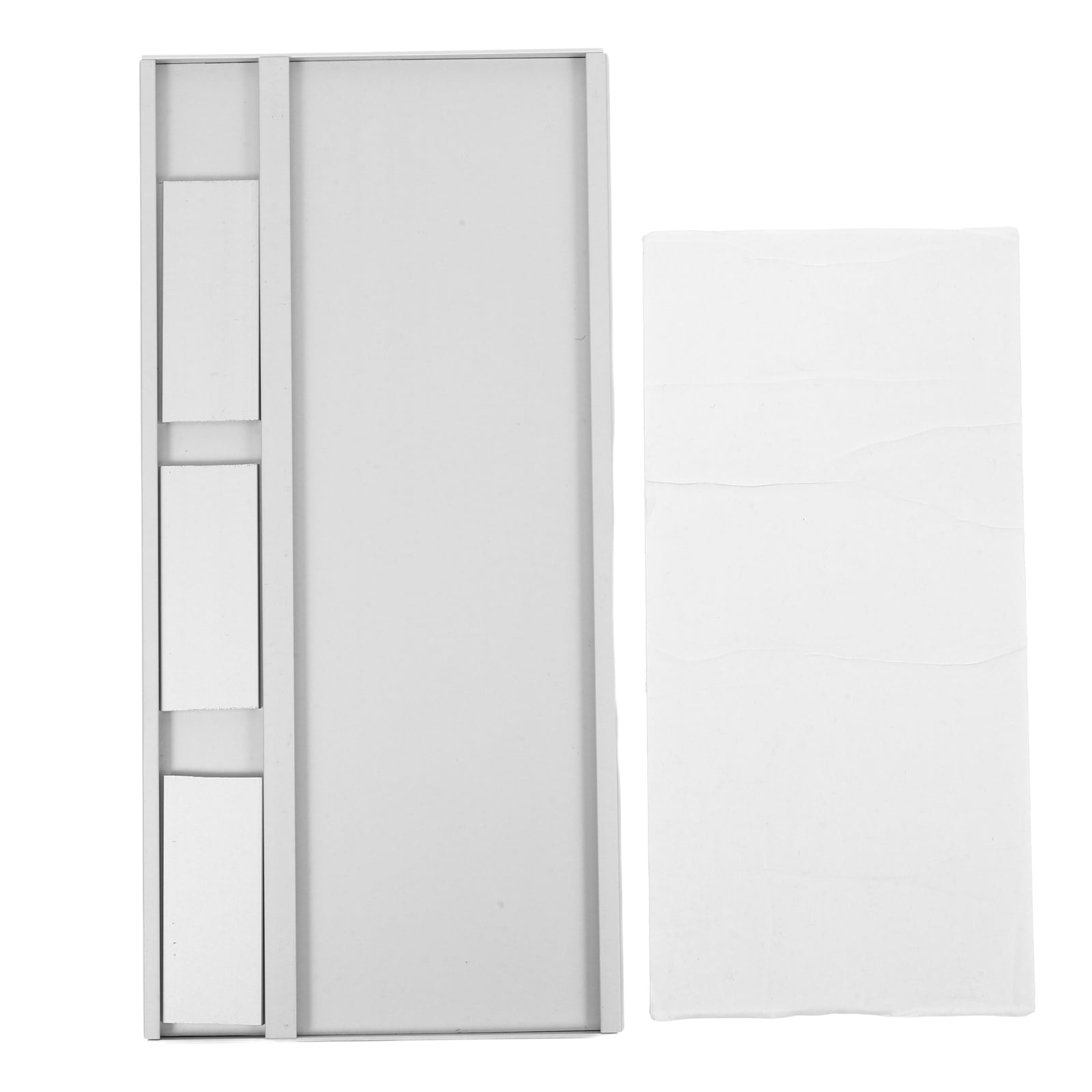 MLINS Aluminum Alloy Name Plate Holder for Office Desk Clear Name Tags ...