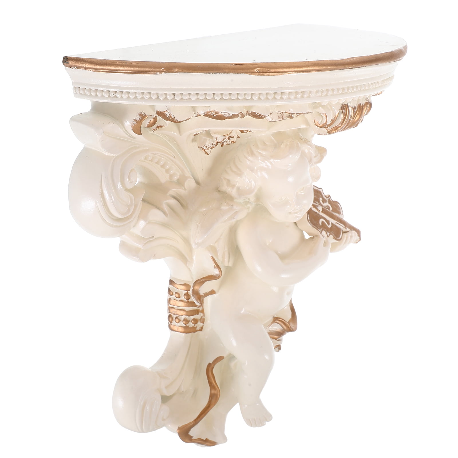 MLINS Angel Wall-Mounted Sculpture Creative Cherub Shelf Cupid Corner ...