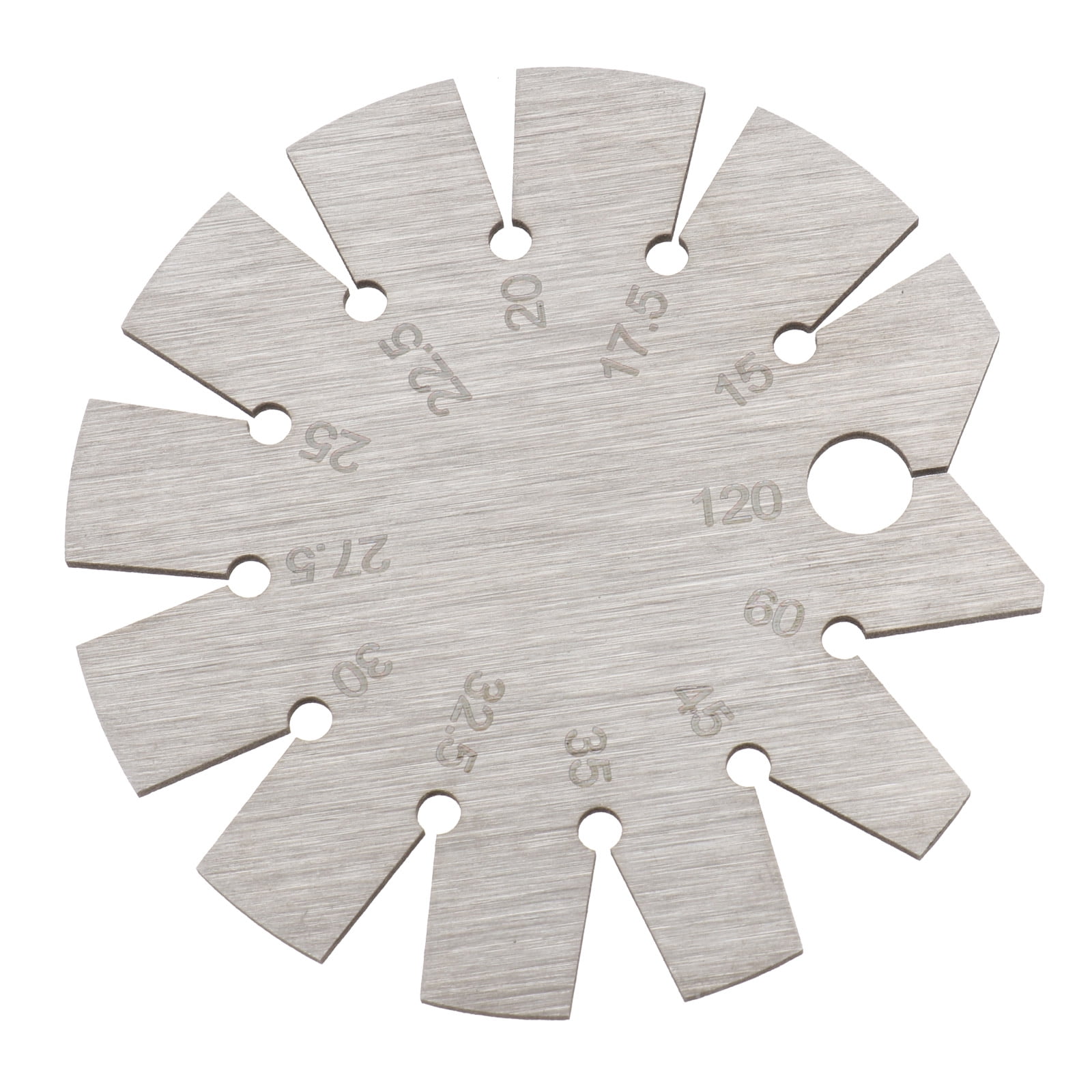 MLINS Angle Gauge Carpenter Measuring Tool Checker Measurements Silver ...