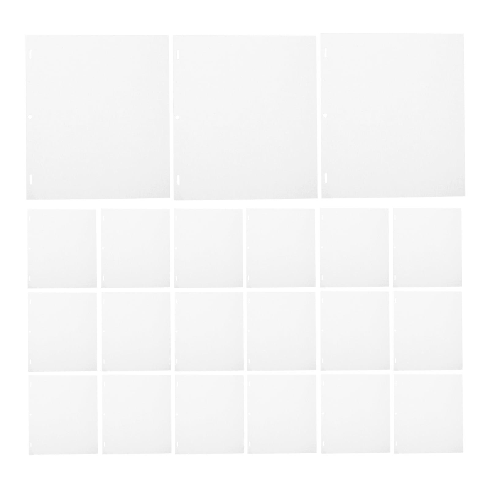 MLINS Animation Punched Paper 200pcs Animation Positioning Paper Three ...