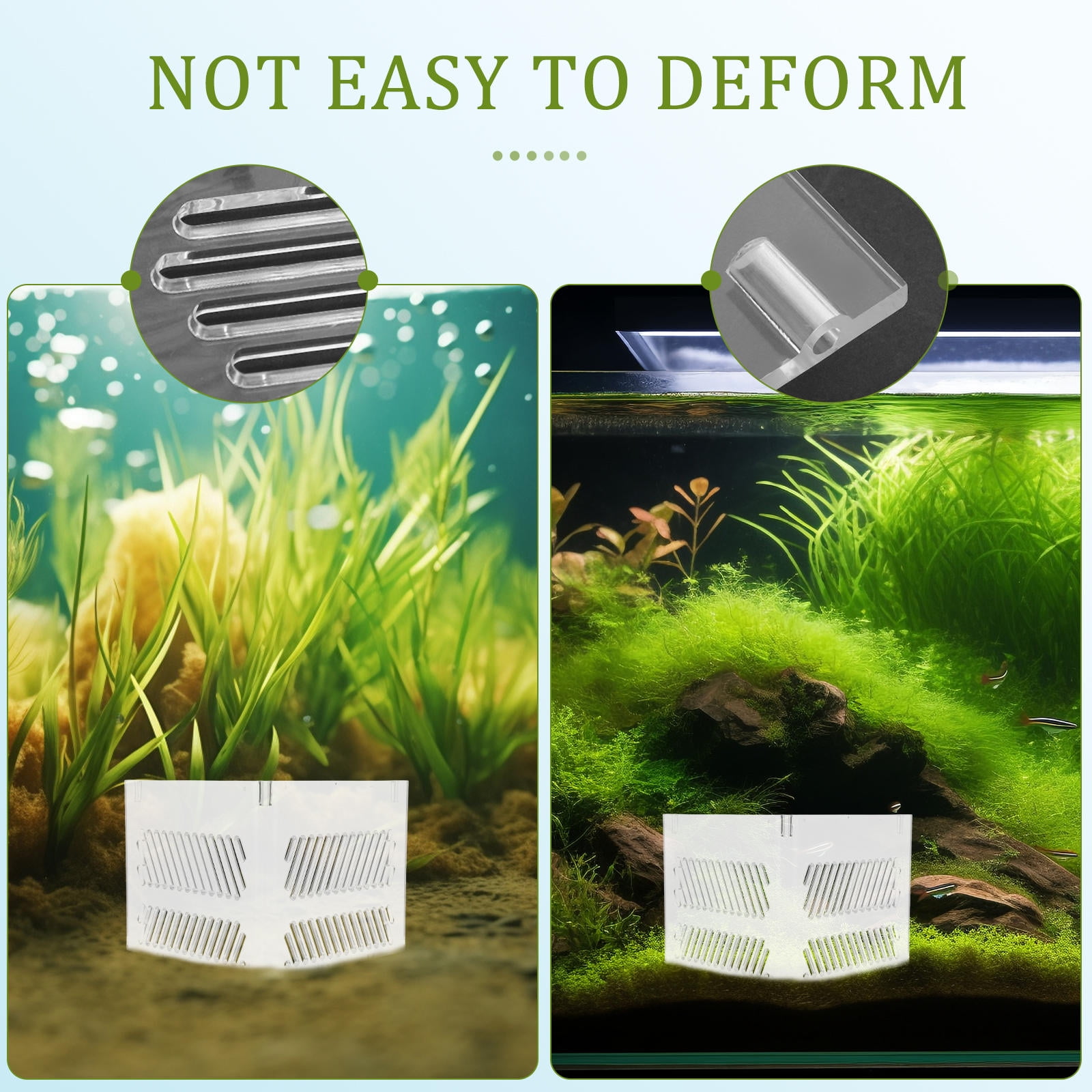 MLINS Aquarium Divider Fish Tank Partition Grid Board Acrylic Pump ...