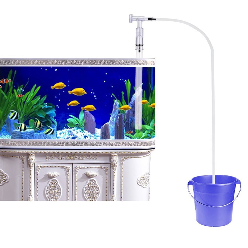 MLINS Aquarium Fish Tank Gravel Sand Cleaner Siphon Pump Water Charger ...