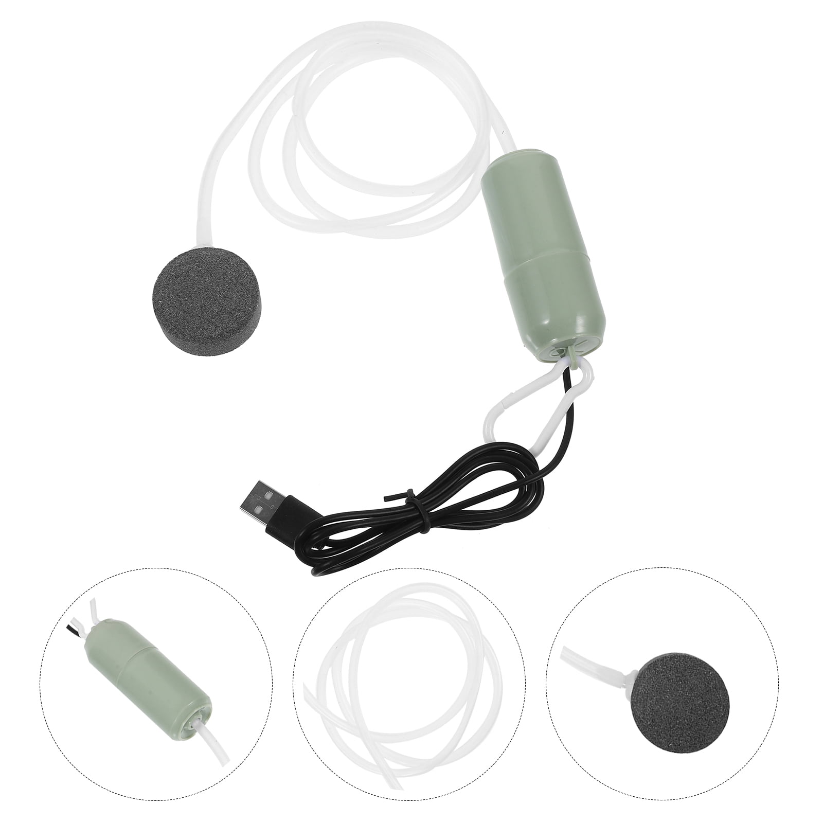 MLINS Aquarium Oxygen Pump Aquarium Pump Silent Fish Tank Oxygenation ...