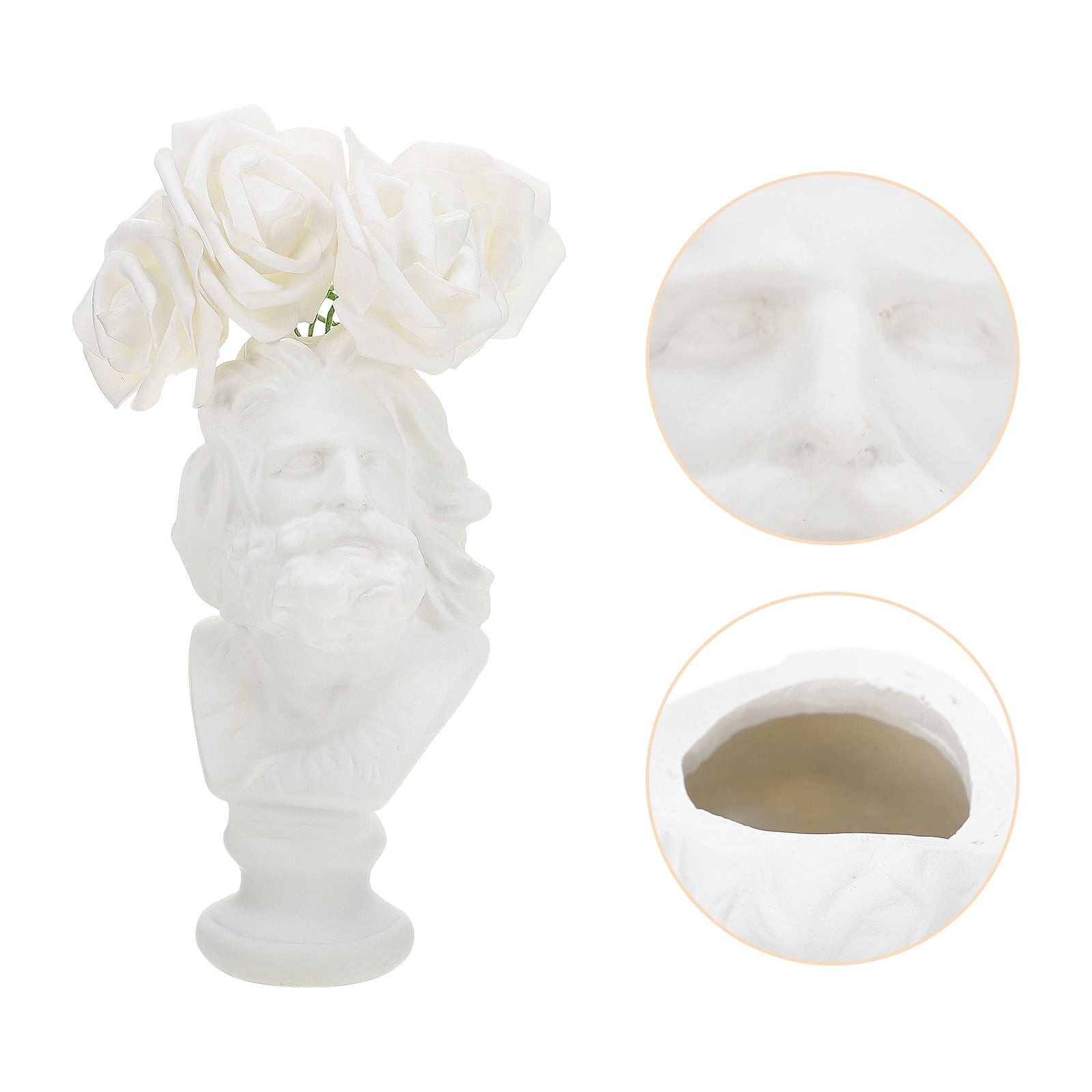 MLINS Art Portrait Flower Pot Decorative Office Decoration Miss ...