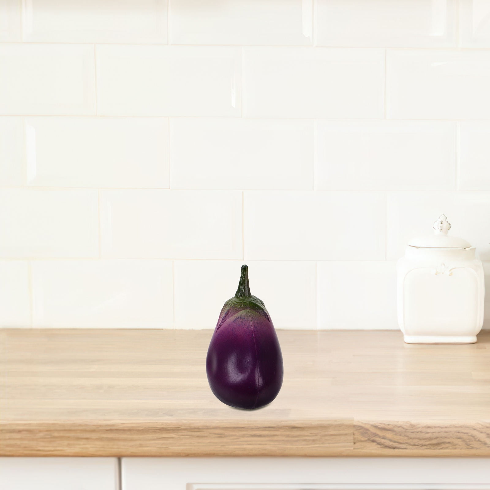MLINS Artificial Eggplants Faux Fake Eggplant Vegetable Display Props ...
