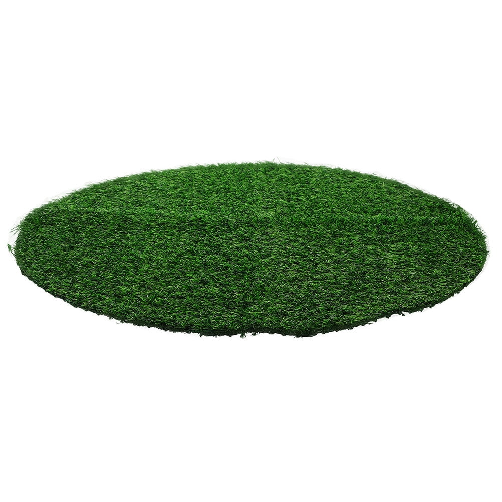 MLINS Artificial Grass Round Table Mat Realistic Green Table Cover Turf ...