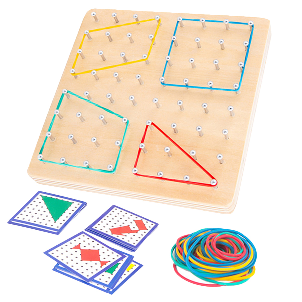 MLINS Assorted Color Composite Material Educational Geoboard for Kids ...
