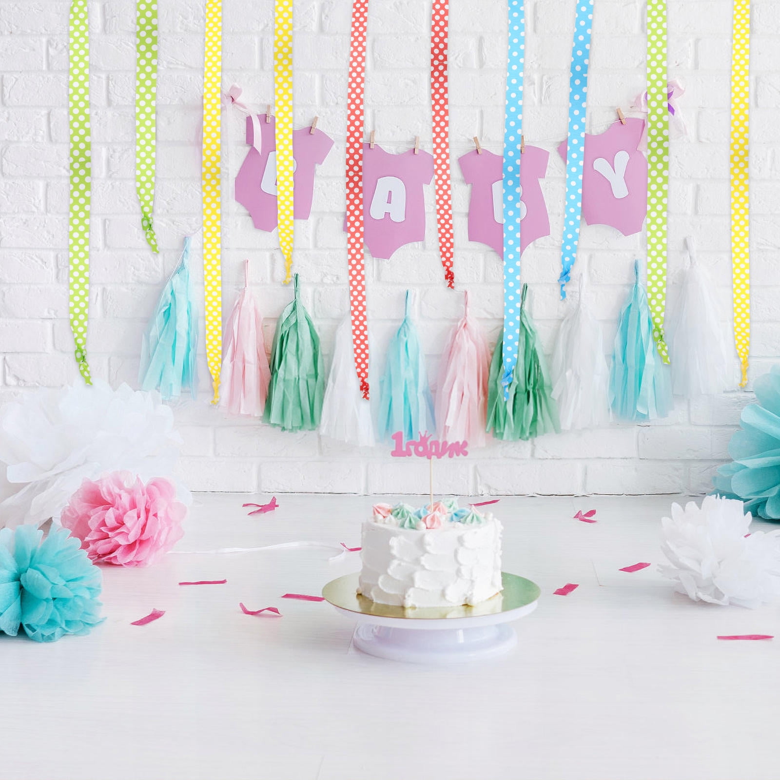 MLINS Assorted Color Crepe Paper Streamers for Decorations Lightweight ...