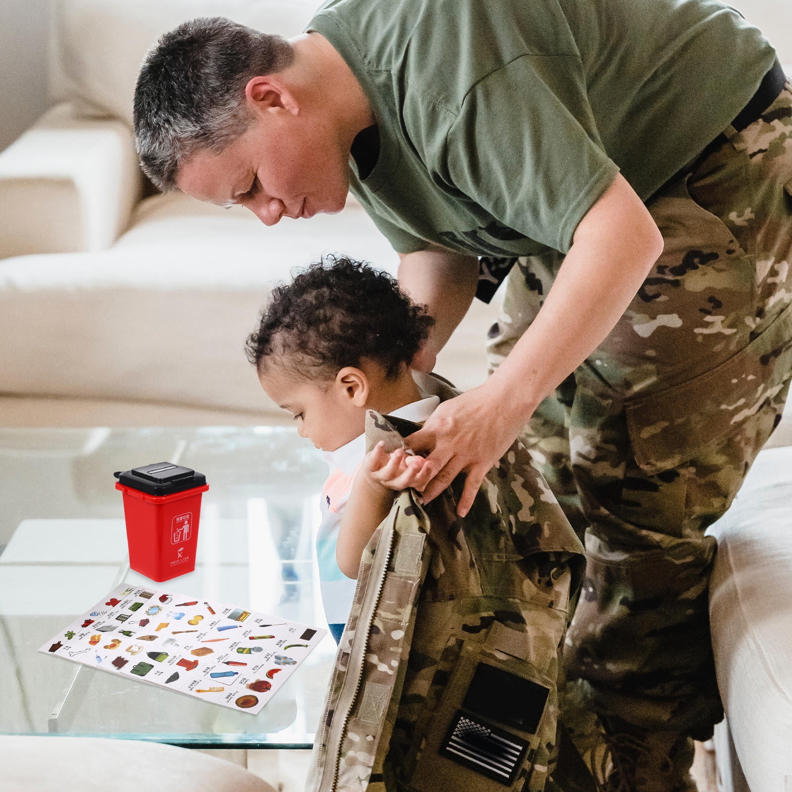 MLINS Assorted Color Garbage Classification Toy for Kids Educational ...