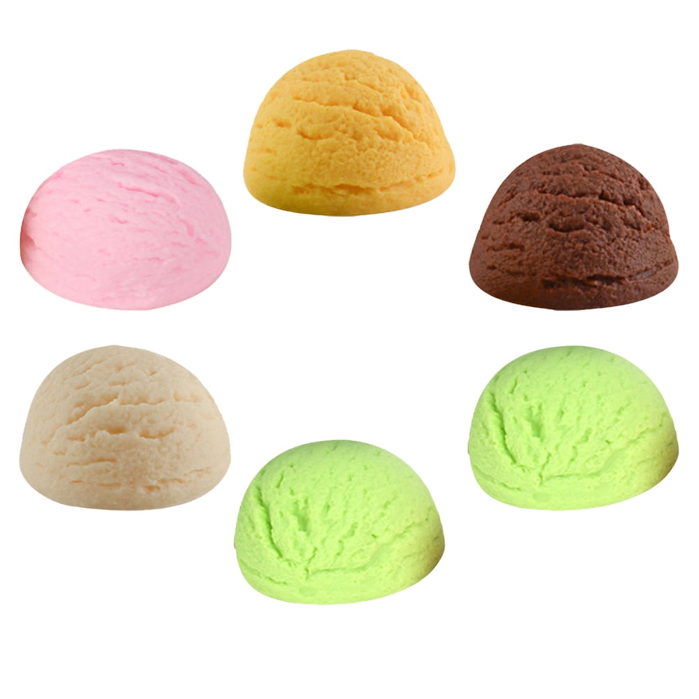 MLINS Assorted Color PVC Ice Cream Balls Model for Home Display and ...
