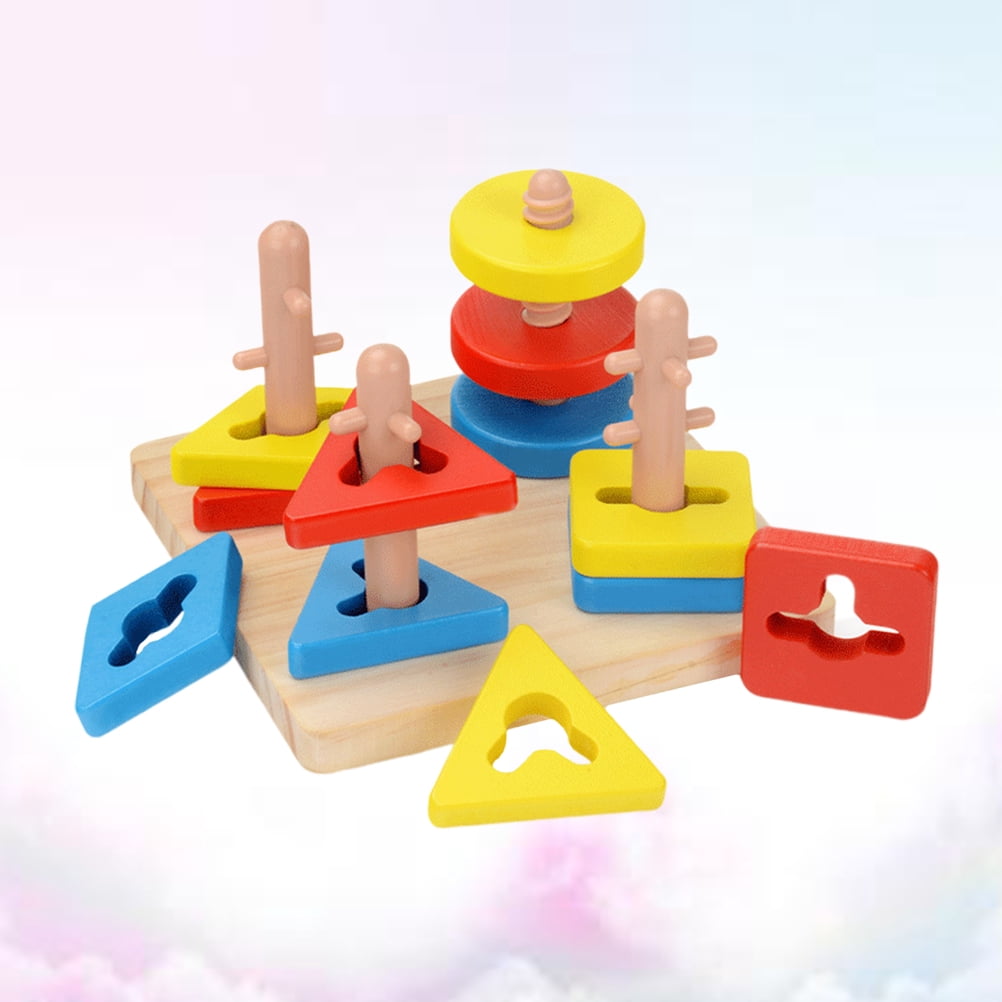 MLINS Assorted Color Plastic Jigsaw Puzzle Building Block Toy for Kids ...