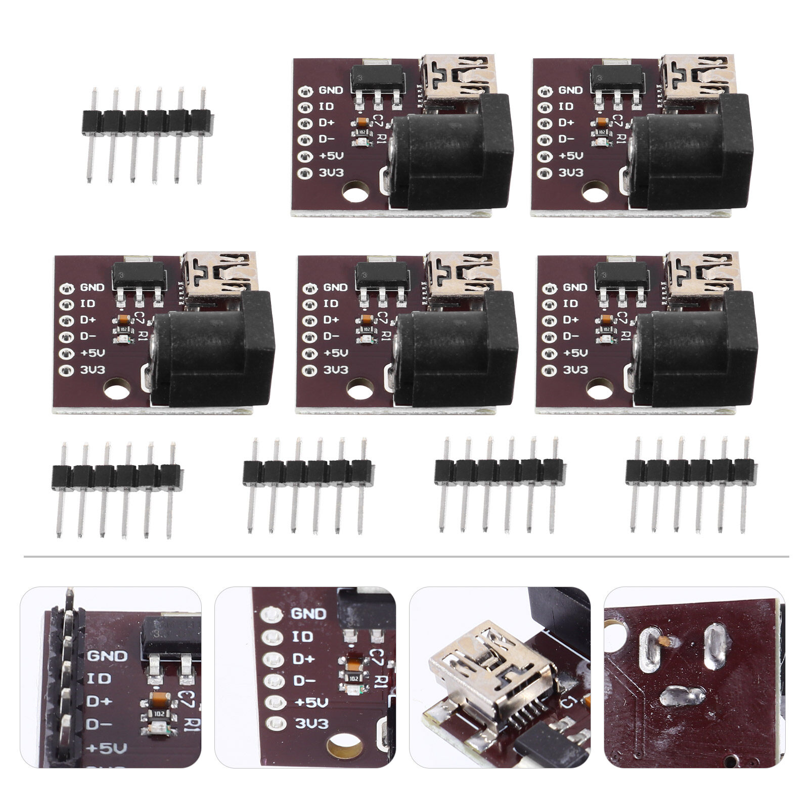 MLINS Assorted Color Power Supply Module USB Charging Module with ...