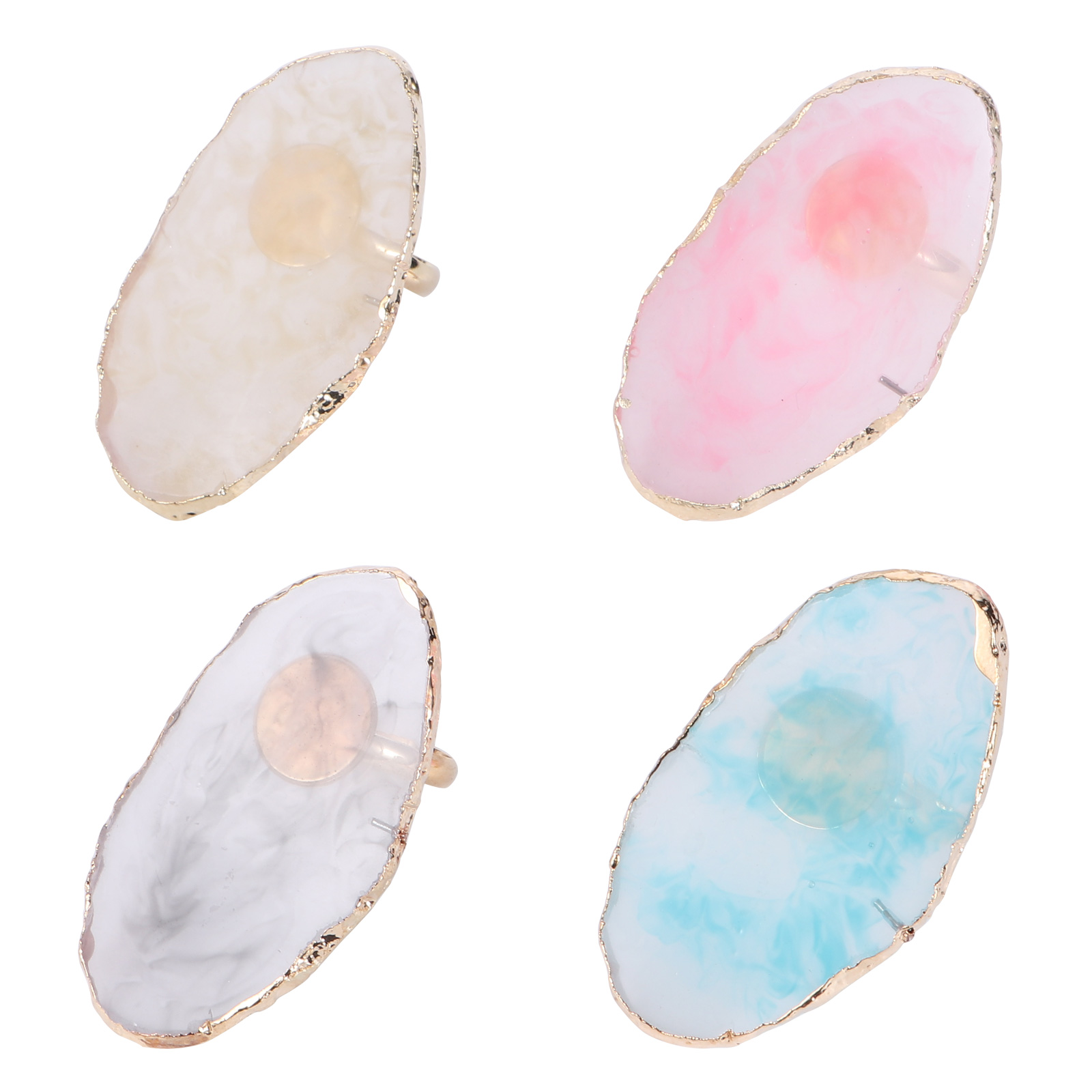 Milisten Color Plate Khaki 4Pcs 1.85x1.06x0.79In - Walmart.com