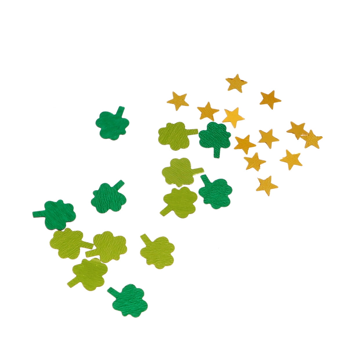 MLINS Assorted Color Star and Shamrock Confetti for Party Decoration ...