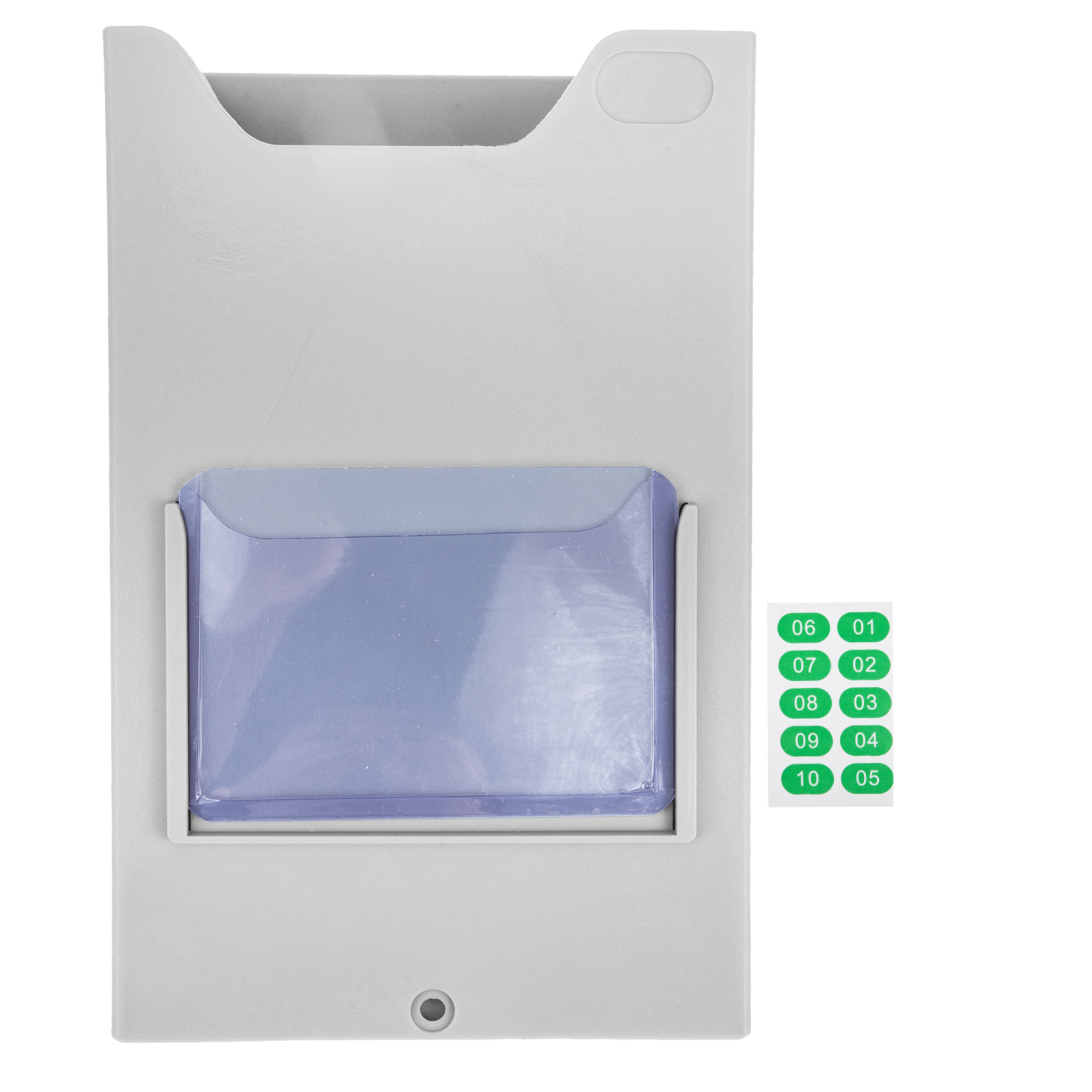 MLINS Attendace Card Holders Small Clock Material Rack Staff Office ...