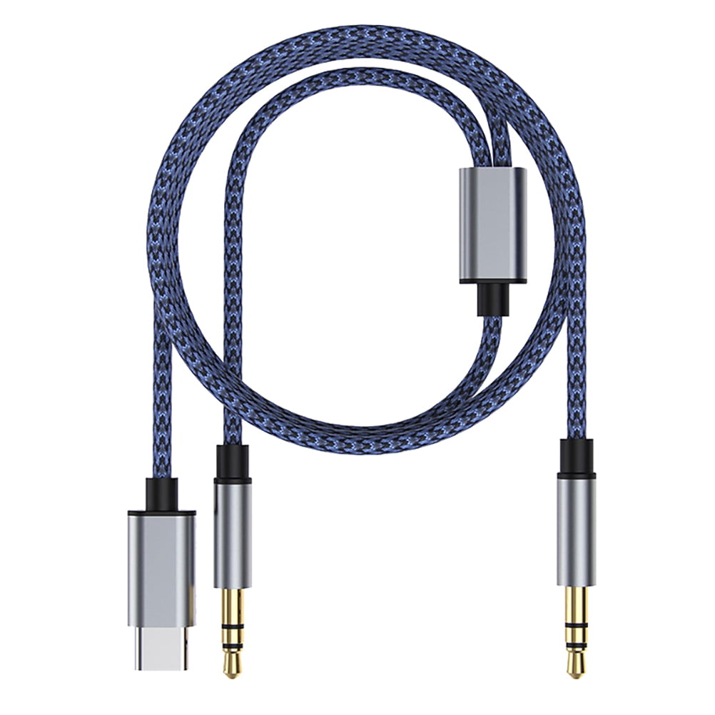 MLINS Audio Line Cable Headphone Splitter for USB Adapter Jack to ...