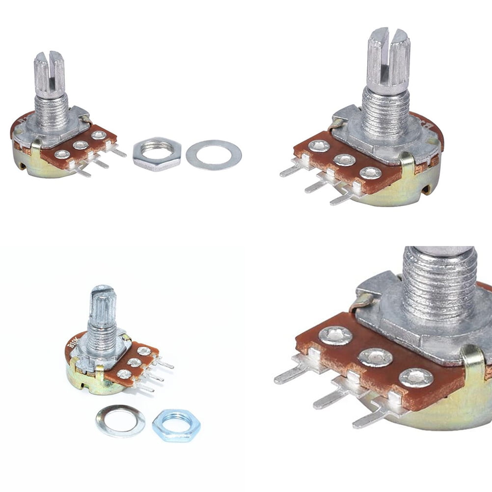 MLINS B10k Potentiometer Long Knurled Split Shaft Electric Bass Guitar ...