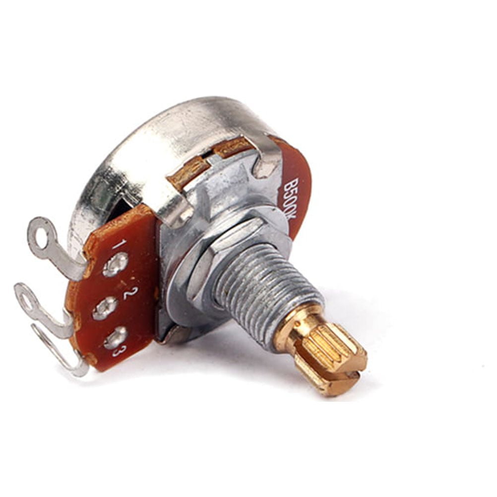 MLINS B500K Mini Long Knurled Split Shaft Guitar Potentiometers Shaft ...