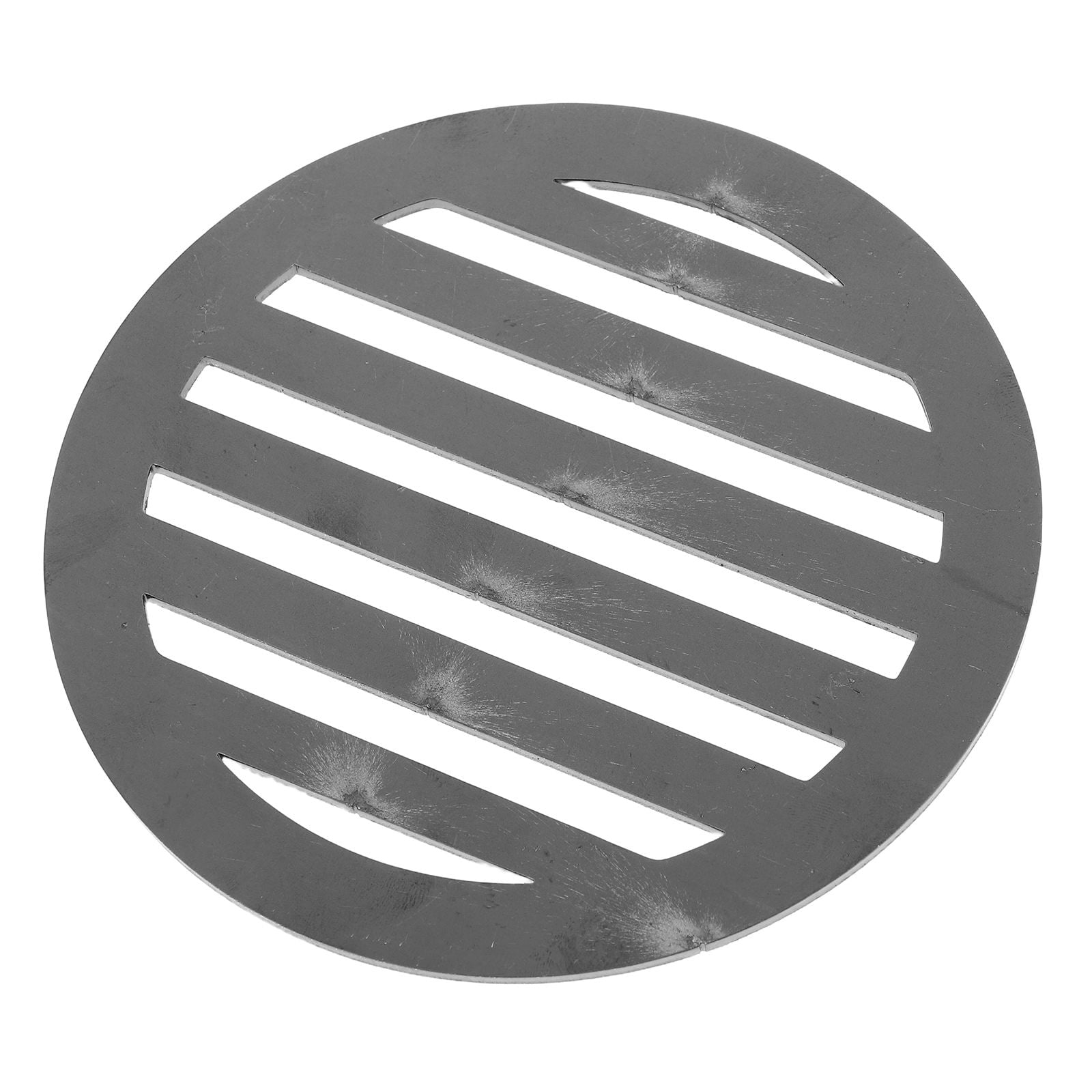 MLINS BBQ Cast Iron Charcoal Plate Grills Camping Fire Grate Round Iron ...