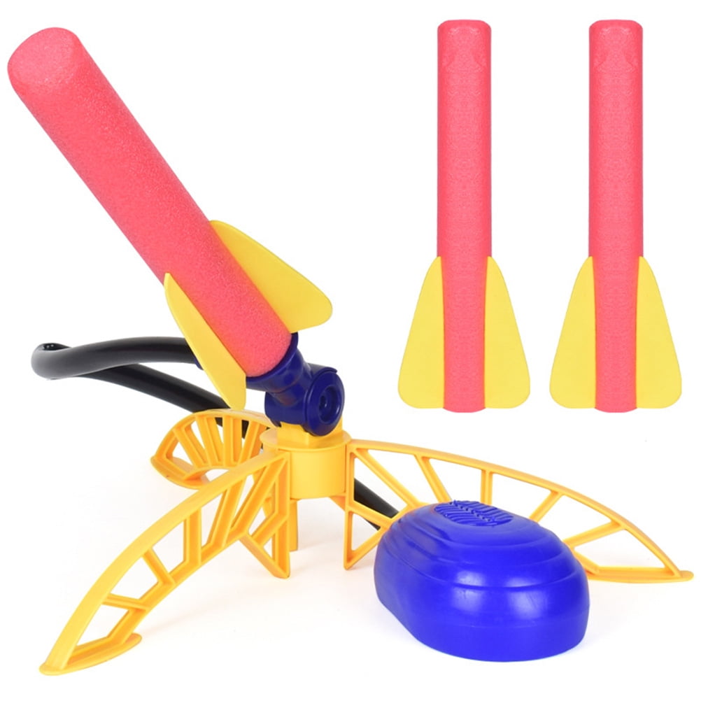 LIFKOME Pneumatic Space Rocket Launcher for Kids with Stable Blast ...