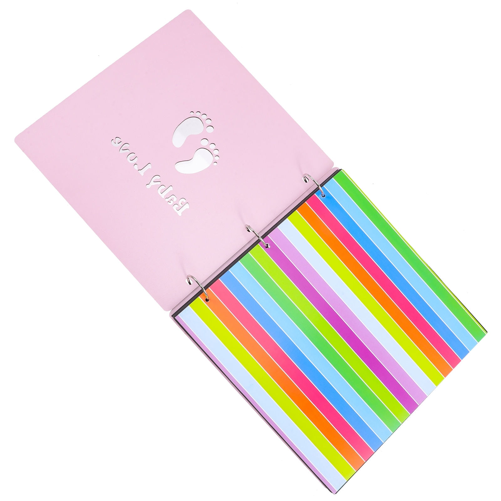 MLINS Baby Photo Book DIY Photo Album Picture Collection Album Wooden ...