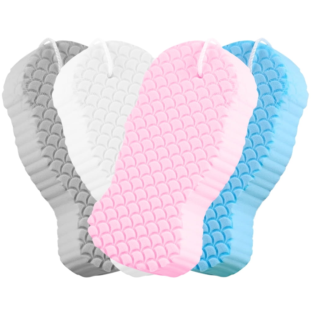 MLINS Baby Shower Scrubbers with Comfortable Sponge for Cleaning 4pcs ...