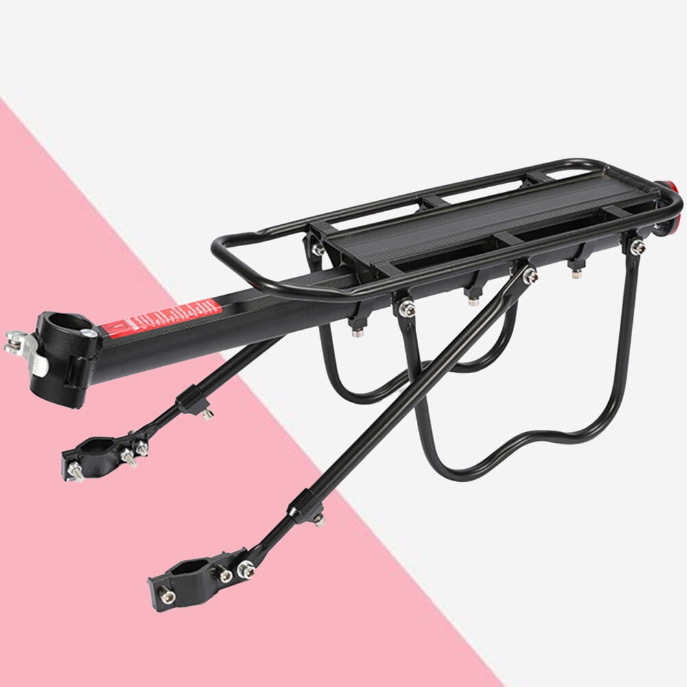 MLINS Back Stand Mountain Bike Cargo Rack Rear Luggage Carrier Black ...