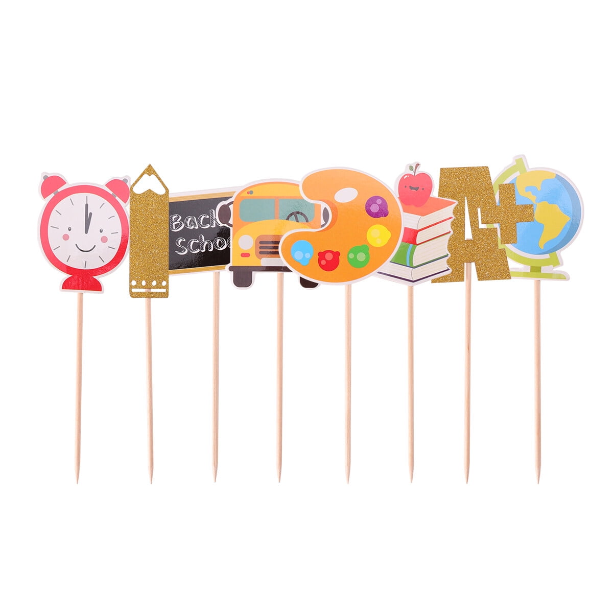 MLINS Back to School Cake Toppers Party Supplies Decorations for ...